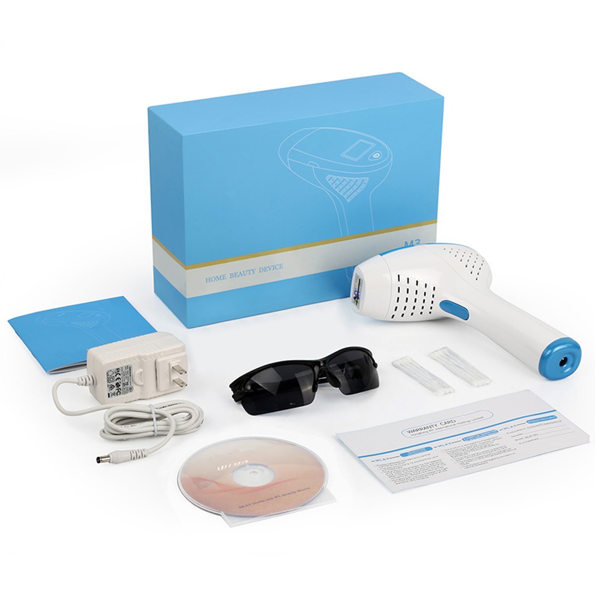 Hair Removal System - TUMAKOU Painless Permanent Hair Removal Device for Women & Man - 400,000 Flashes