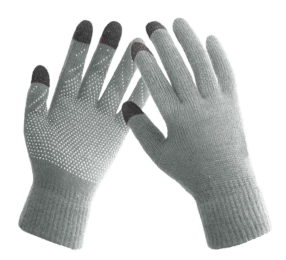 HINDAWI Winter Beanie Hat Scarf Gloves Set for Women Slouchy Snow Knit Skull Cap Infinity Scarves Touch Screen Gloves Mittens