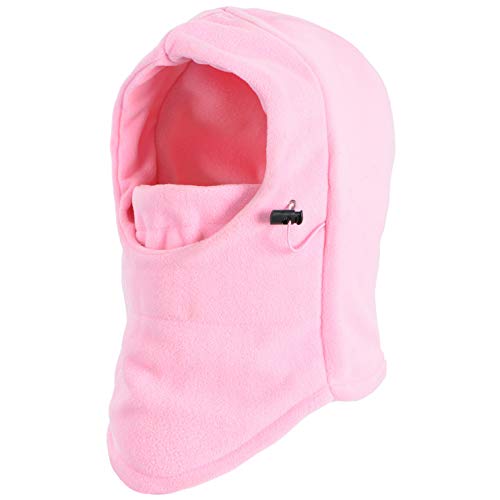 Kids Balaclava Ski Mask Winter Windproof Face Mask Warm Hat for Toddler Boy Girl Pink