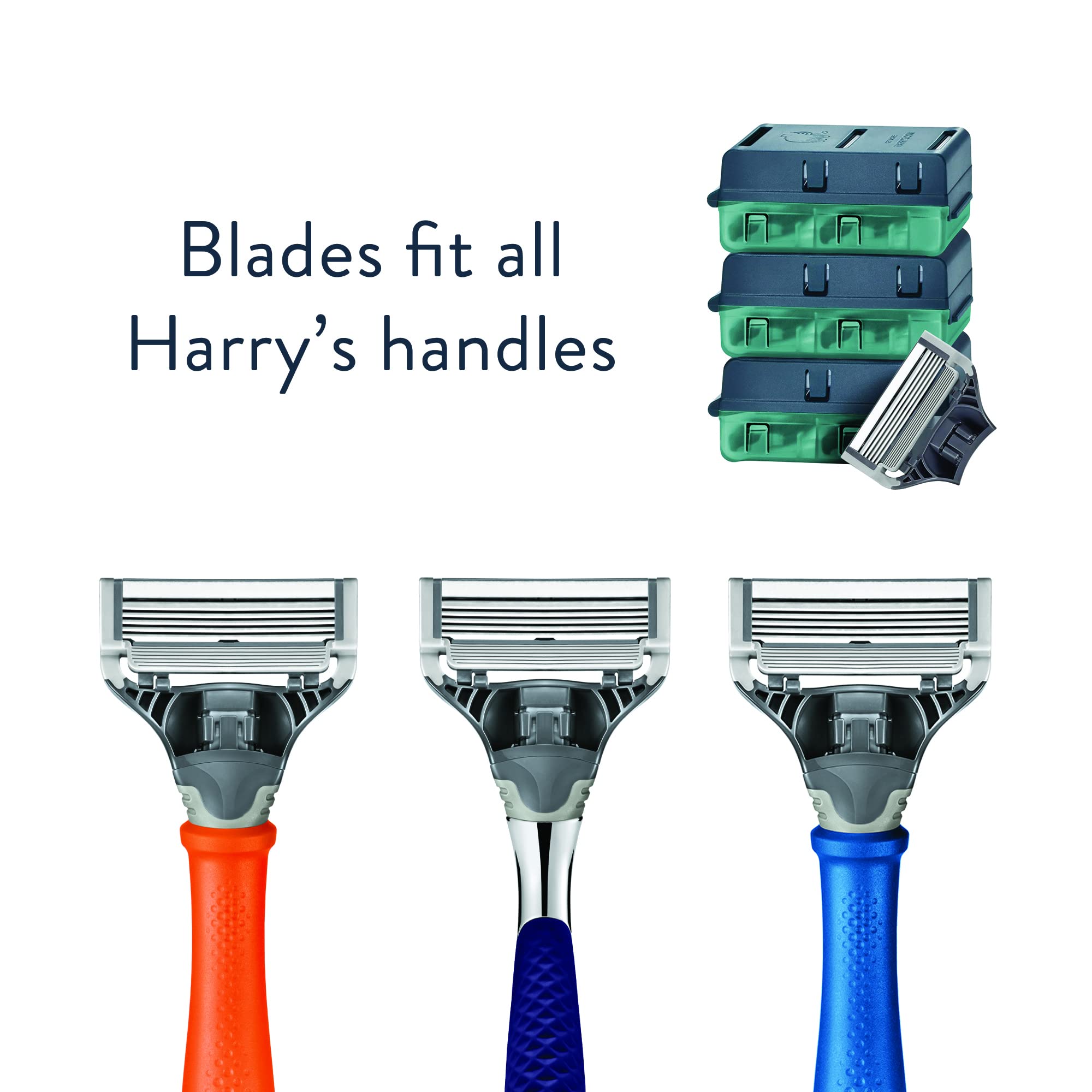 Harry's Razors for Men - Winston Razor: 5 Blade Razor with Lubricating Strip & Precision Trimmer and 1 Razor Blade Refill
