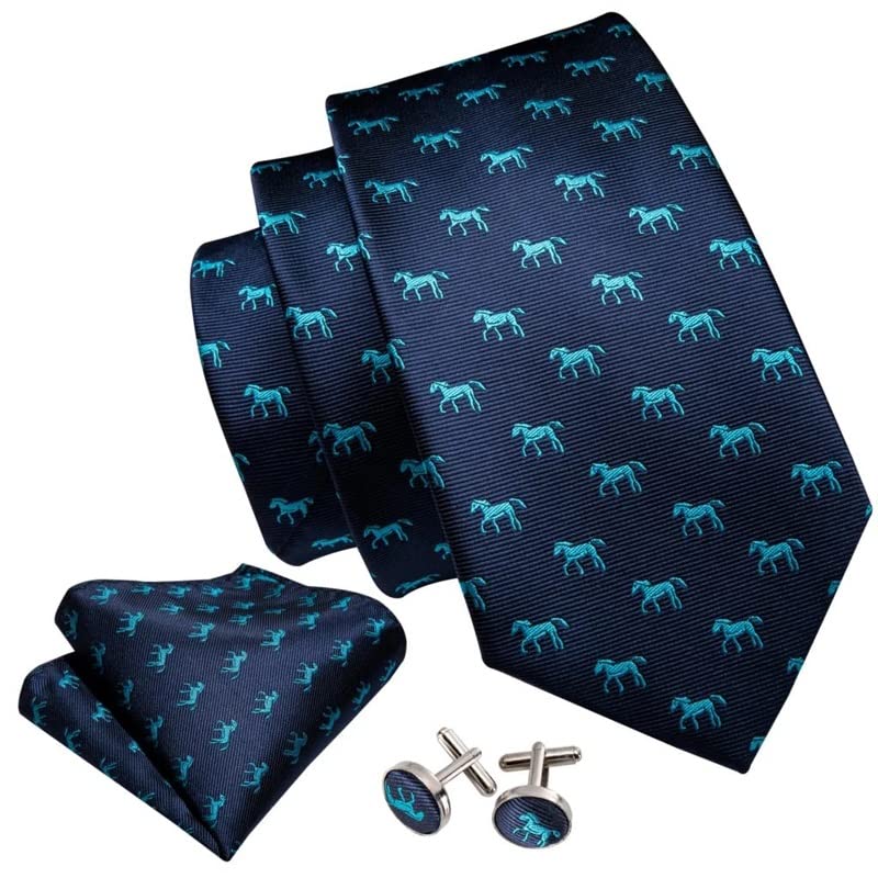 LXXSH Designer Men Tie Set 8.5cm Silk Handkerchief Ties for Men Gift Wedding Business Necktie (Color : A, Size : One Size)
