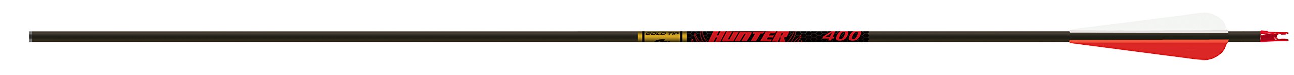 Gold Tip Hunter 340 Arrows with 4-Inch Vanes (1-Dozen)
