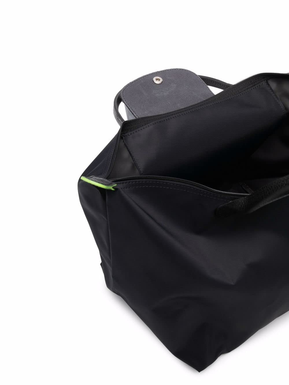 Longchamp Women's Le Pliage Green Medium Top Handle Handbag, Black