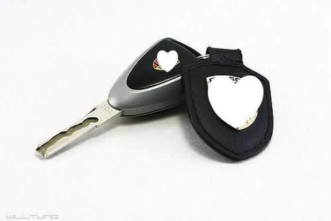 Hotsteelies Metallic Blue Remote Key Shell Cover for Porsche Silver Head 997.1 987 Cayman