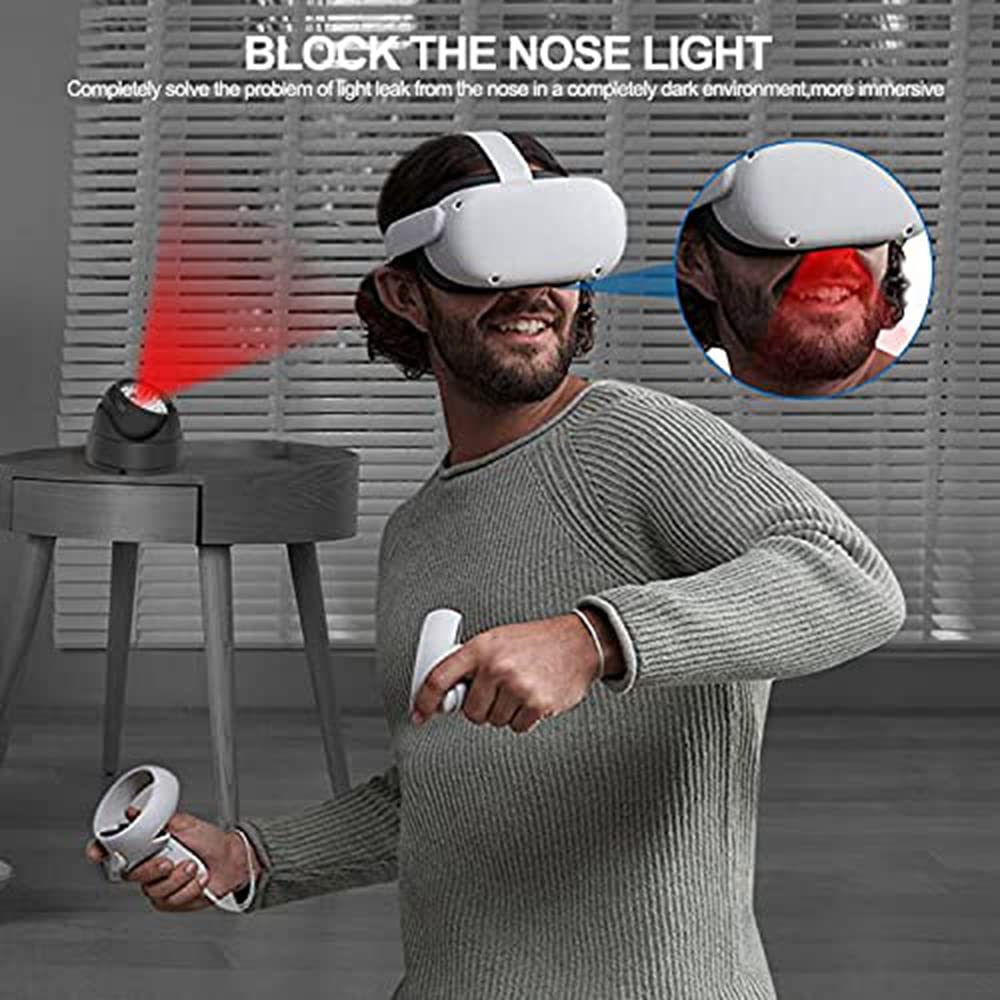 IR Illuminator Upgrade Infrared Light Work with Meta Oculus Quest 2 Enhance Sensor Track At Night VR Accessories Compatible with Occulace Quest2 1 Rift Improve Tracking Power Adapter Included
