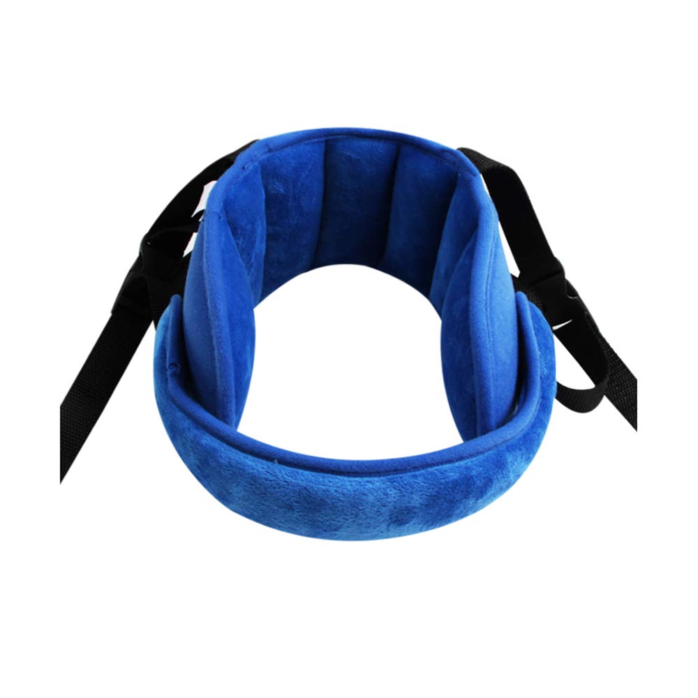 Head Support Travel Car Seat Stroller Child Head Protection Neck Relief for Toddler Baby Kids （Blue）