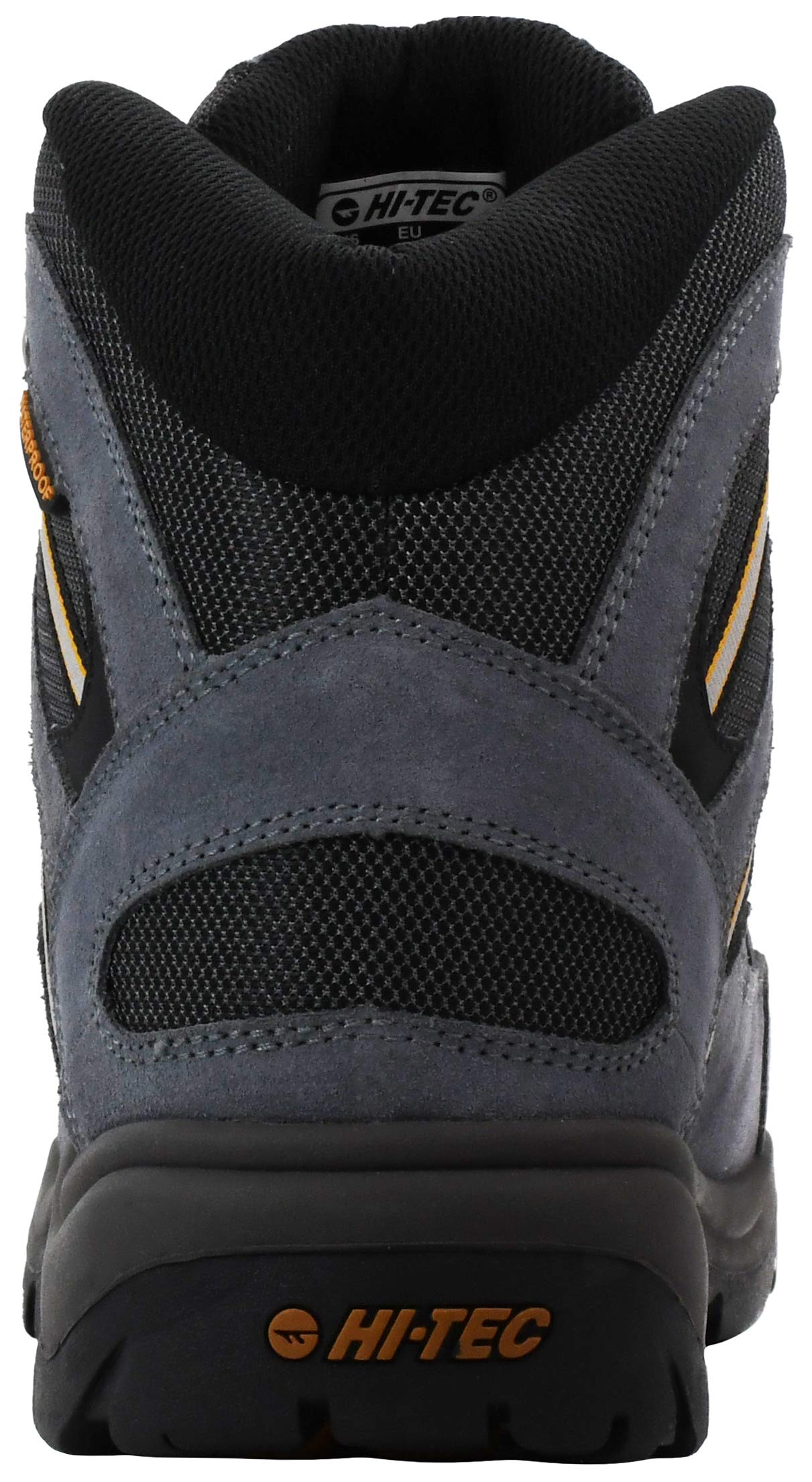 HI-TEC Men's Bandera Mid Waterproof Cool Grey/Gold Hiking Boot 10 M US