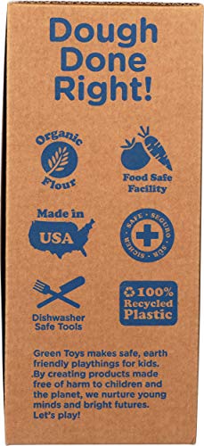 Green Toys Race Car Maker Dough Set - 12 Piece Pretend Play, Motor Skills, Creative Arts & Crafts Activity Kids Toy Set