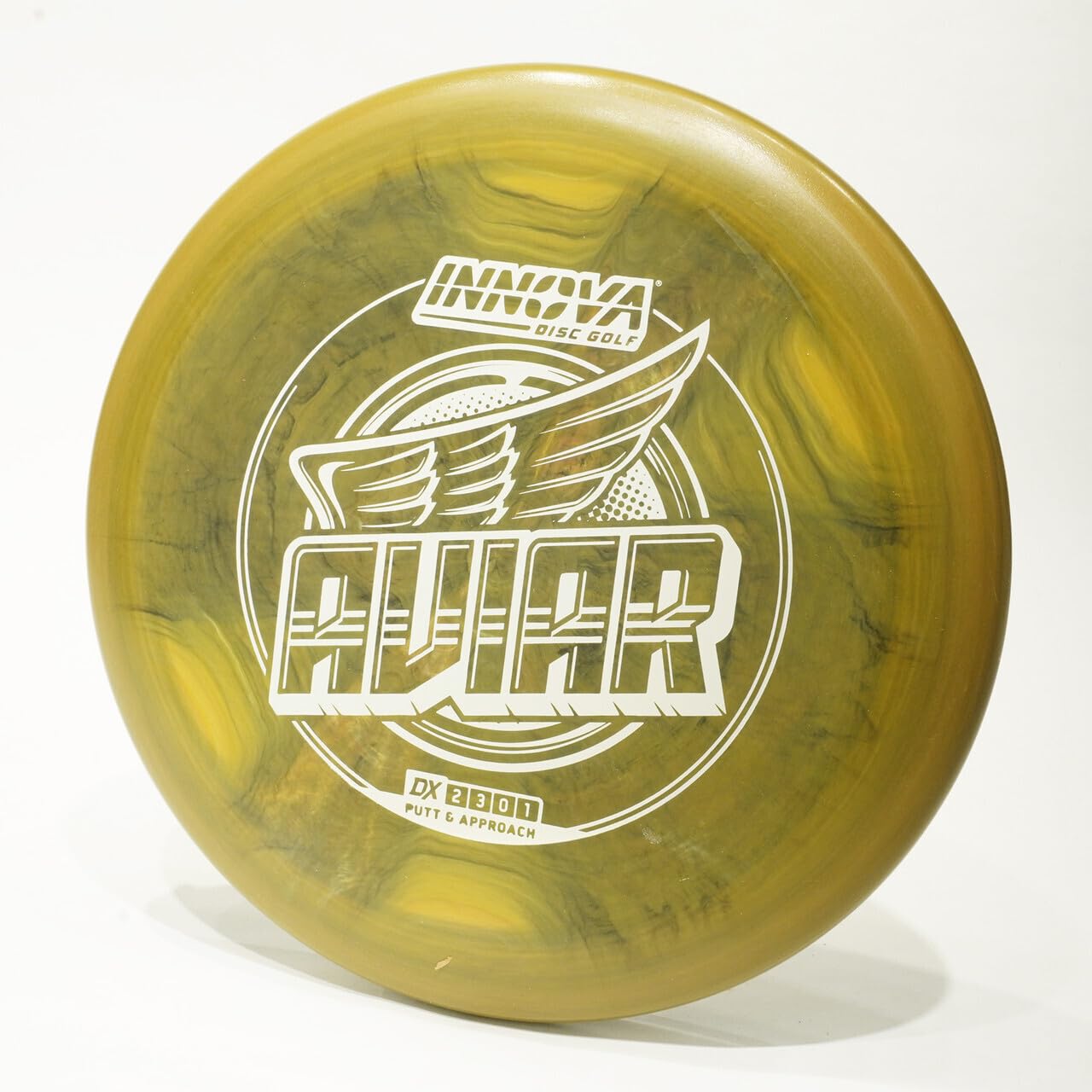 Innova Super Lightweight DX Aviar Putter & Approach Golf Disc, Pick Color/Weight [Stamp & Exact Color May Vary] Yellow 130-139 Grams