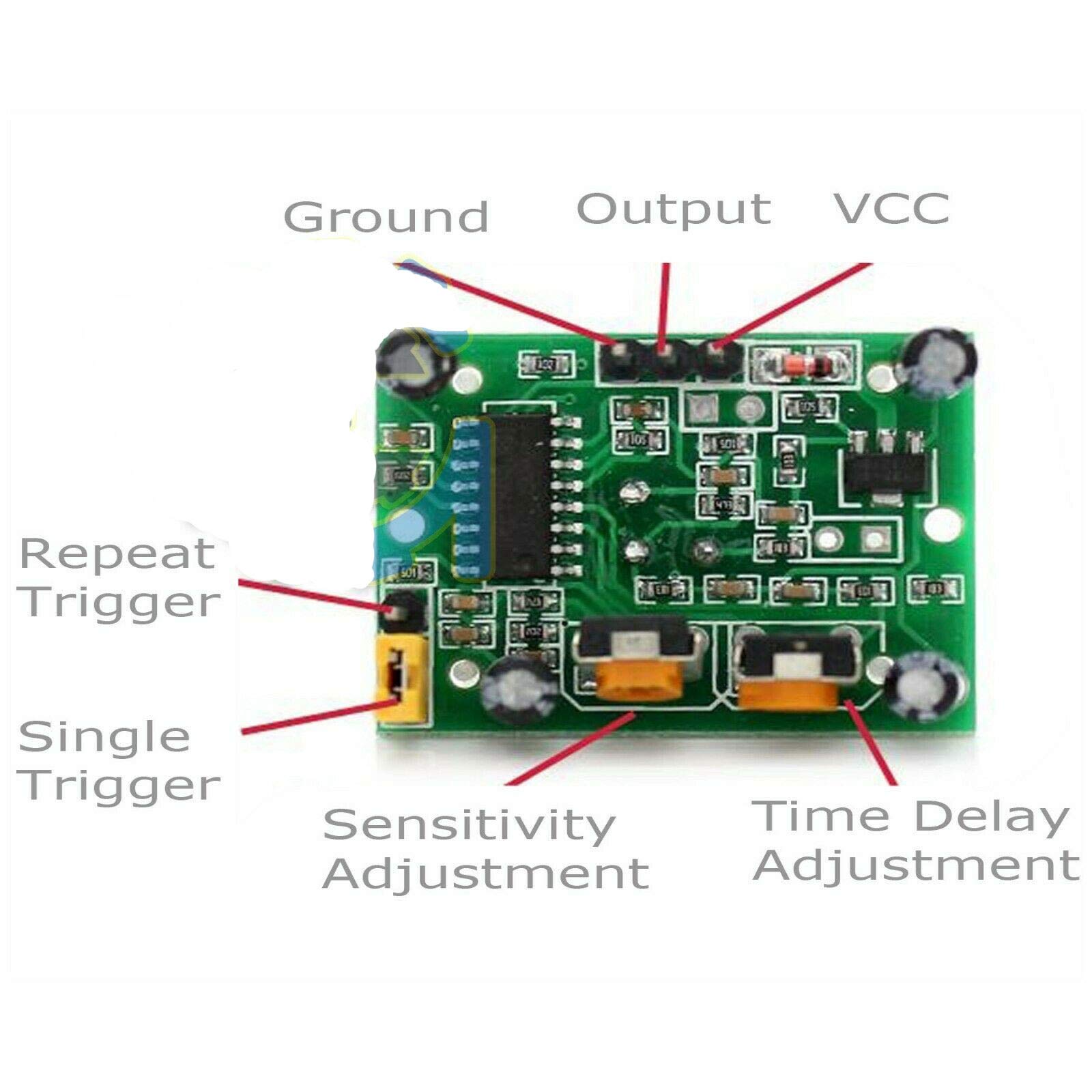 HC-SR501 Infrared PIR Motion Sensor Module for Arduino Raspberry pi