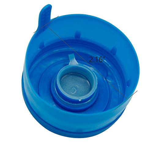 Happy Trees 3 and 5 Gallon Reusable Lids for Water Dispenser Jugs, 55 mm Anti-Splash Caps for Water Containers, Non-Spill Water Jug Replacement Caps, 30 Pcs