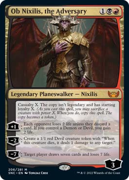 Magic: the Gathering - Ob Nixilis, The Adversary (448) - Foil Etched - Streets of New Capenna