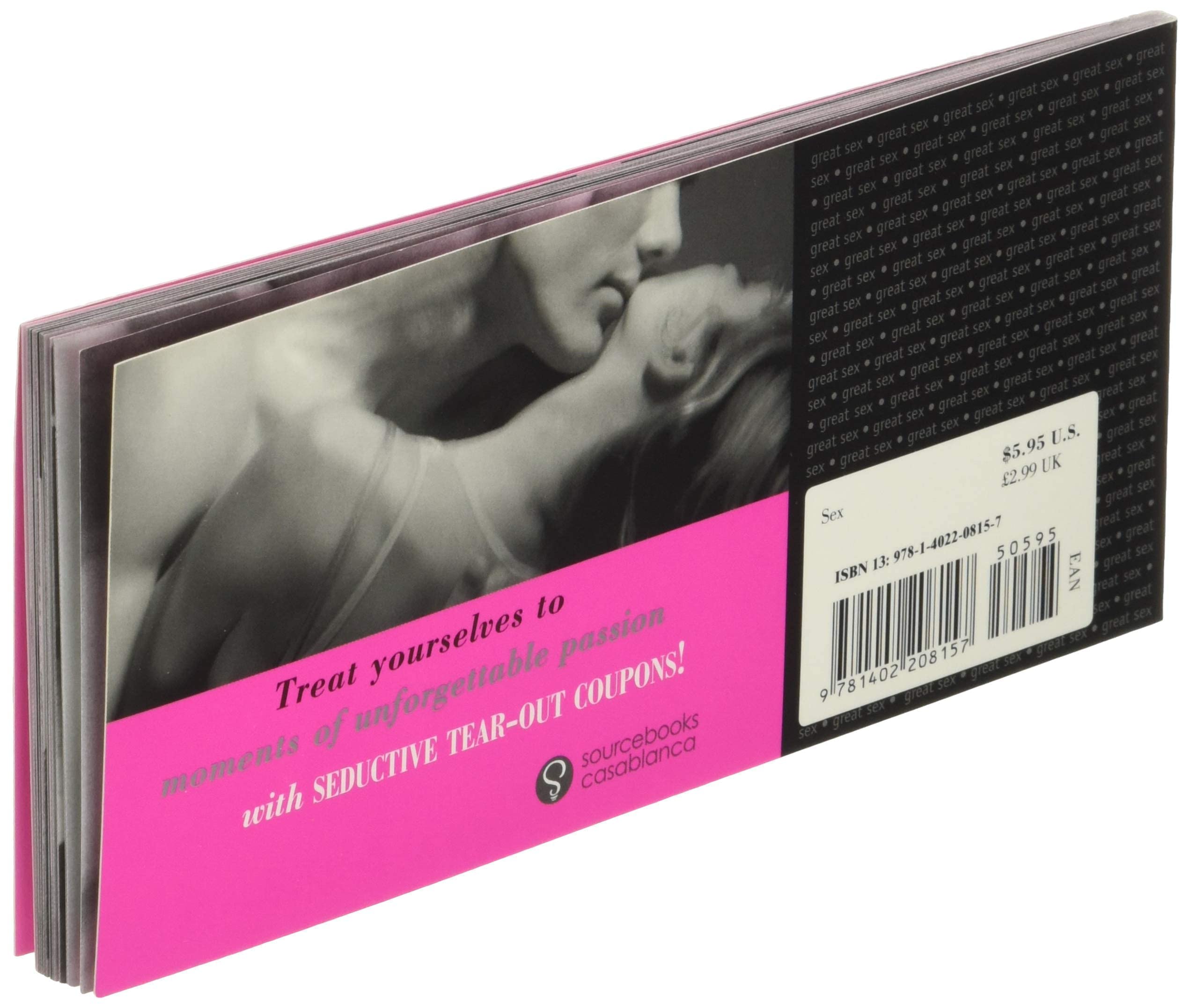 Great Sex Coupons: Romantic Love Coupons for Couples (Sexy Anniversary Gift for Husband/Wife, Boyfriend/Girlfriend, Partner)