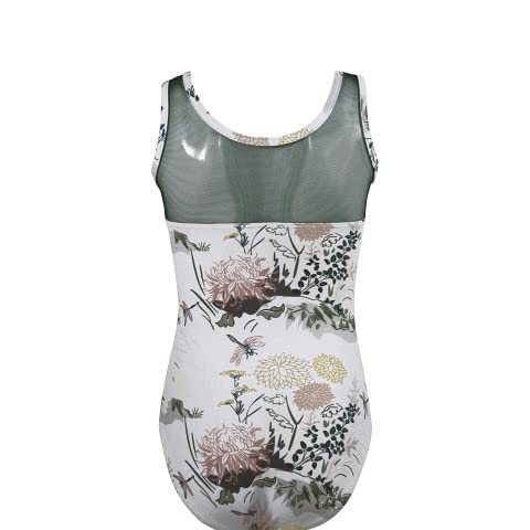 k-Bee Leotards Meadow Mesh Girls Gymnastics Leotard (Child 11/12)