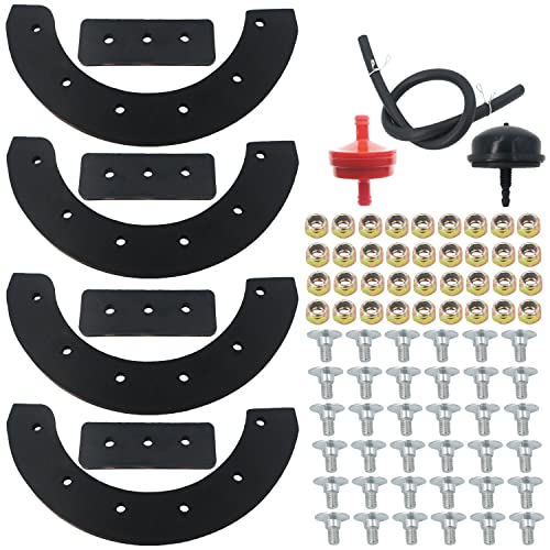 Masnln Snowblower Paddles 302565 302565MA for Murray Craftsman Noma 20" 21" 22" Snow Thrower 335992 with Hardware Kit