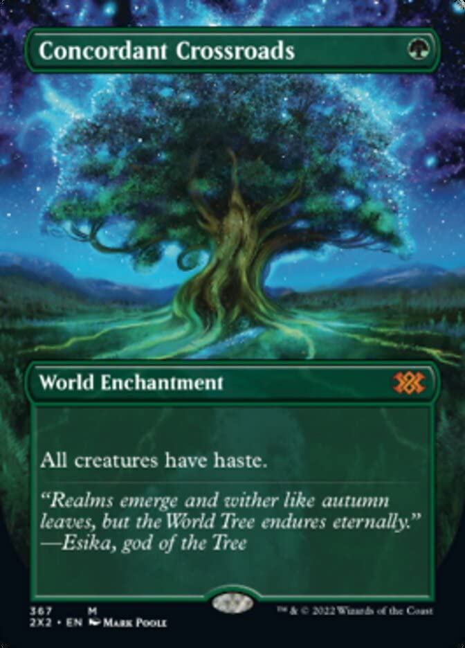 Magic: the Gathering - Concordant Crossroads (367) - Borderless - Foil - Double Masters 2022