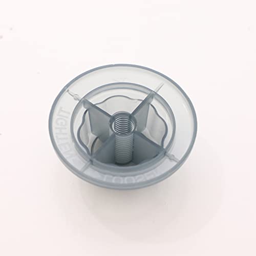 Zaldita Plastic Fan Blade Replacement for Standing Pedestal Fan Table Fanner General Accessories with Nut Cover Type K 18 Inch