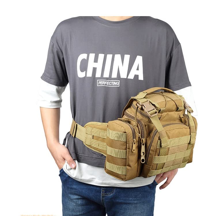 LMMDDP Multifunctional Fishing Gear Bag Outdoor Shoulder Bag Waterproof Camping Camera Bag