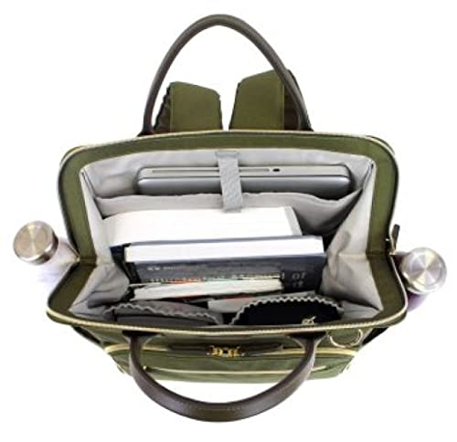 Maevn ReadyGO Water-Resistant Clinical Tote Backpack (Olive)