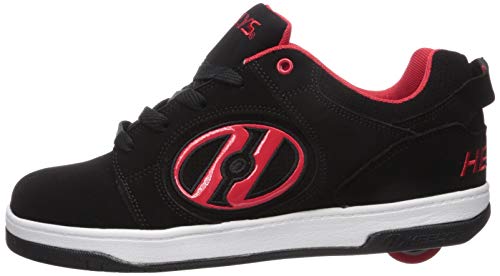 Heelys Men's Voyager Tennis Shoe, Black/Red, 12 M US