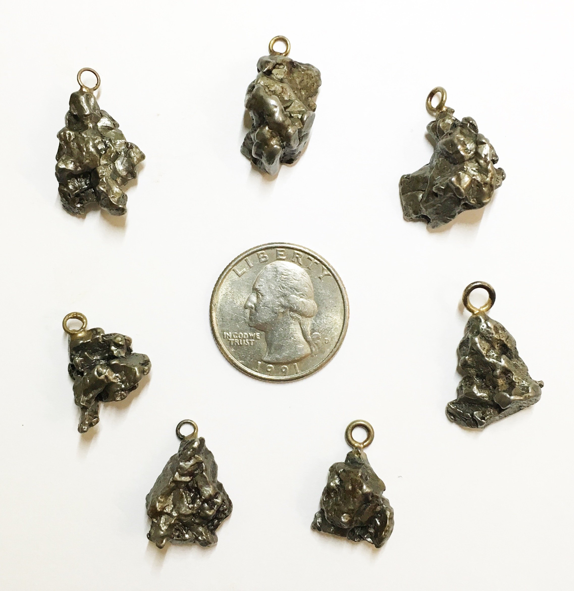 goldnuggetminer Genuine Meteorite Necklace Pendant with Certificate of Authenticity from Campo Del Cielo Fall