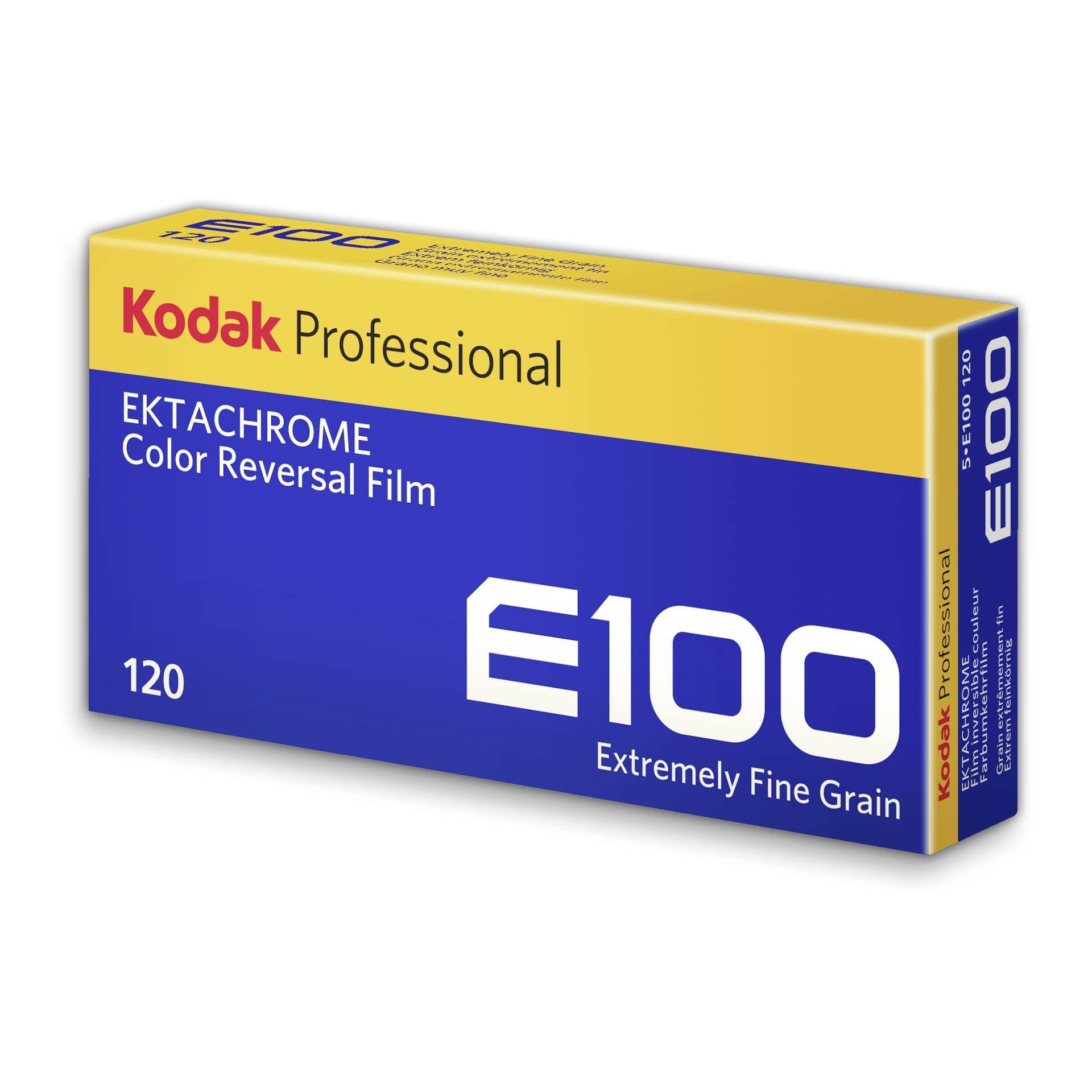 Kodak E100G Professional ISO 100, 120mm, Color Transparency Film (5 Roll per Pack)