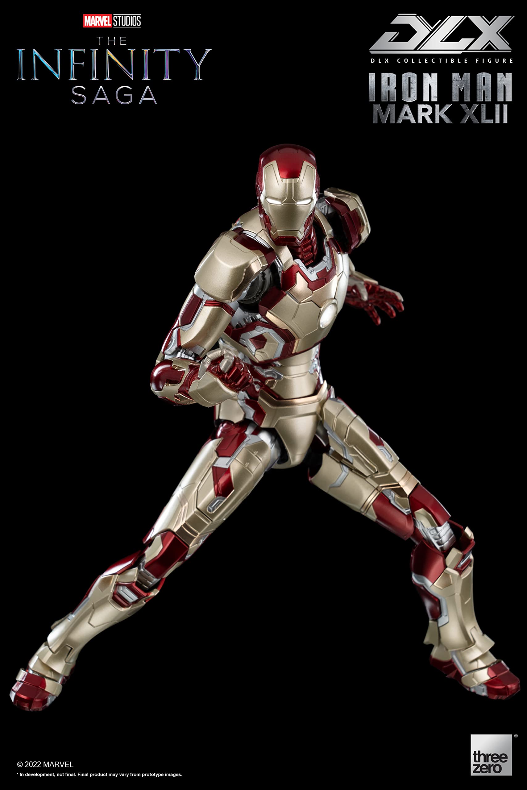 Marvel Infinity Saga: Iron Man Mark 42 1:12 Scale DLX Action Figure