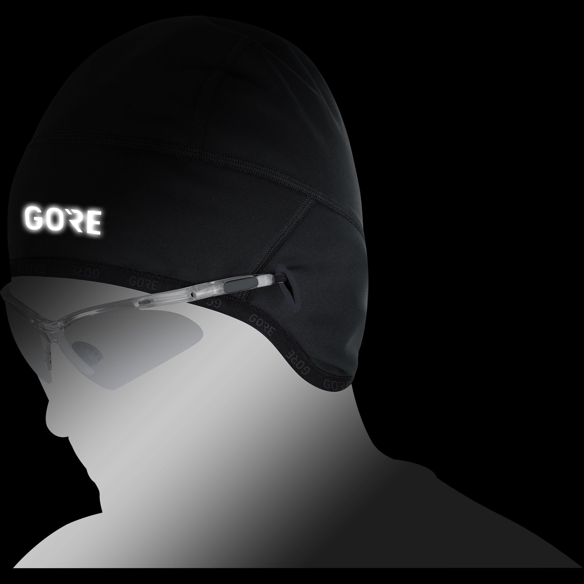 GORE WEAR M Windstopper Thermo Beanie, Black, Medium