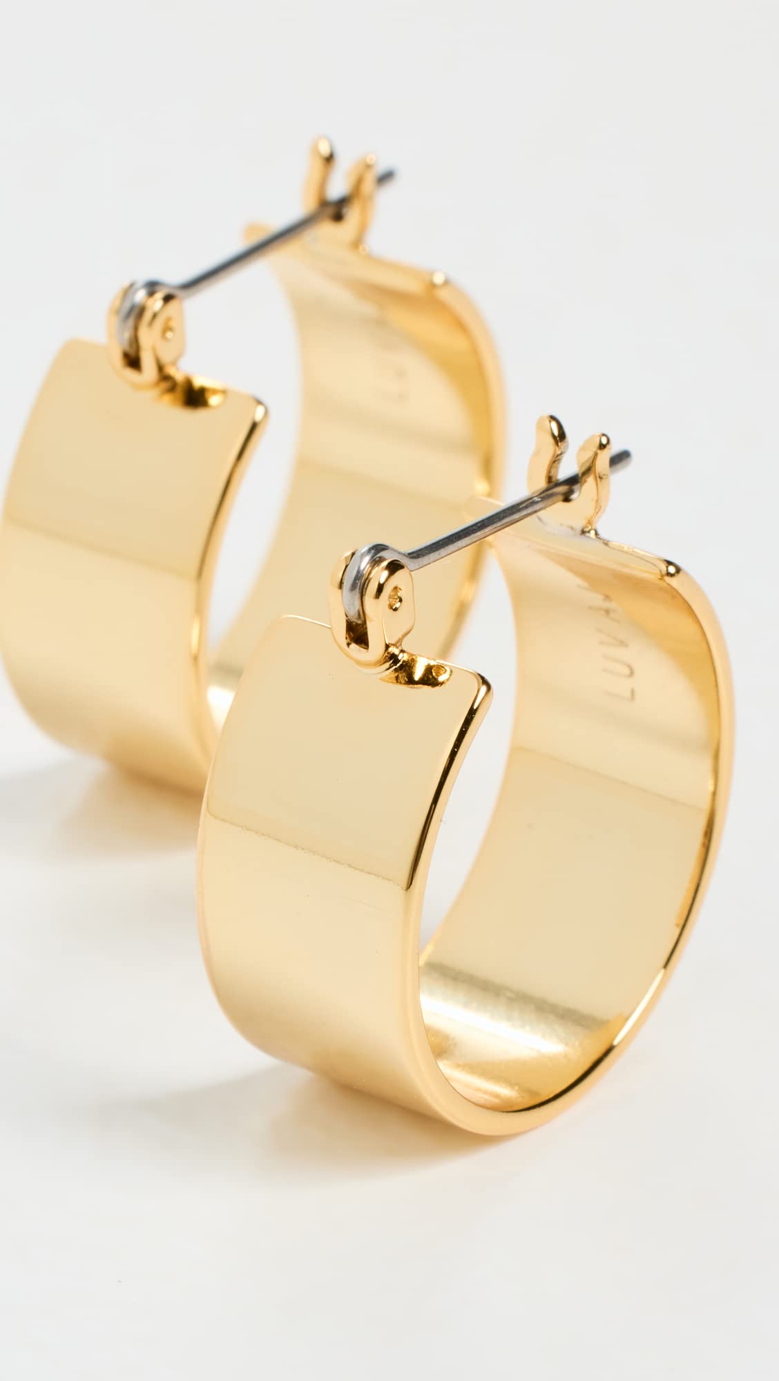 Luv Aj Women's Positano Hoops, Gold, One Size