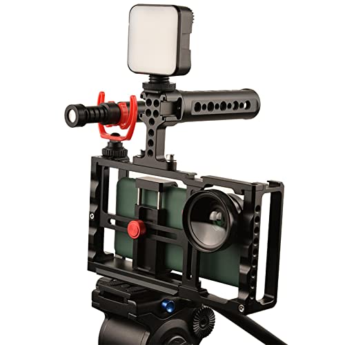 Homyl Smartphone Video Rig Grip Camera Support for Android Action & DSLR Cameras