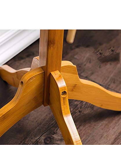 Hongseyijia Coat Racks 12 Hooks Multi-Function Coat Racks Free Standing Wood Hall Trees for Hallway Bedroom Home Office 174.5cm