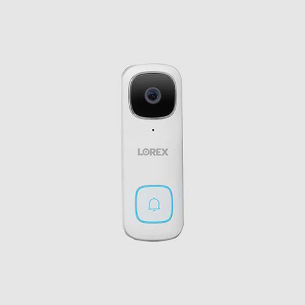 Lorex B451AJD-E 2K Wired Video Doorbell White Bundle with Lexar High-Performance 633x microSDHC/microSDXC UHS-I 64GB Memory Card