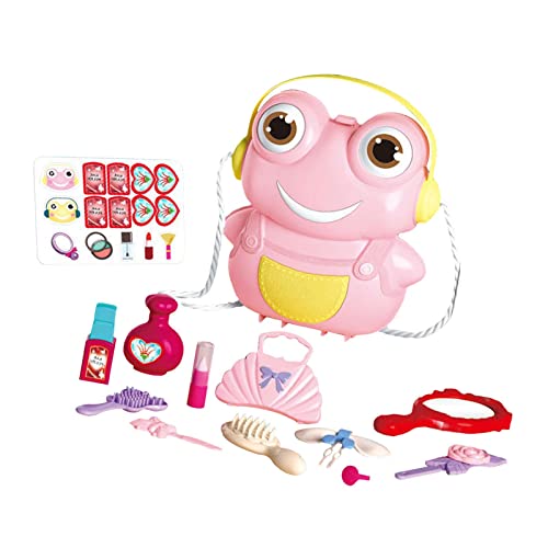 Mini Playhouse Toy Pretend Play Set Storage Bag, Montessori Toy Storage Toy Simulation Picnic, Beauty Organizer