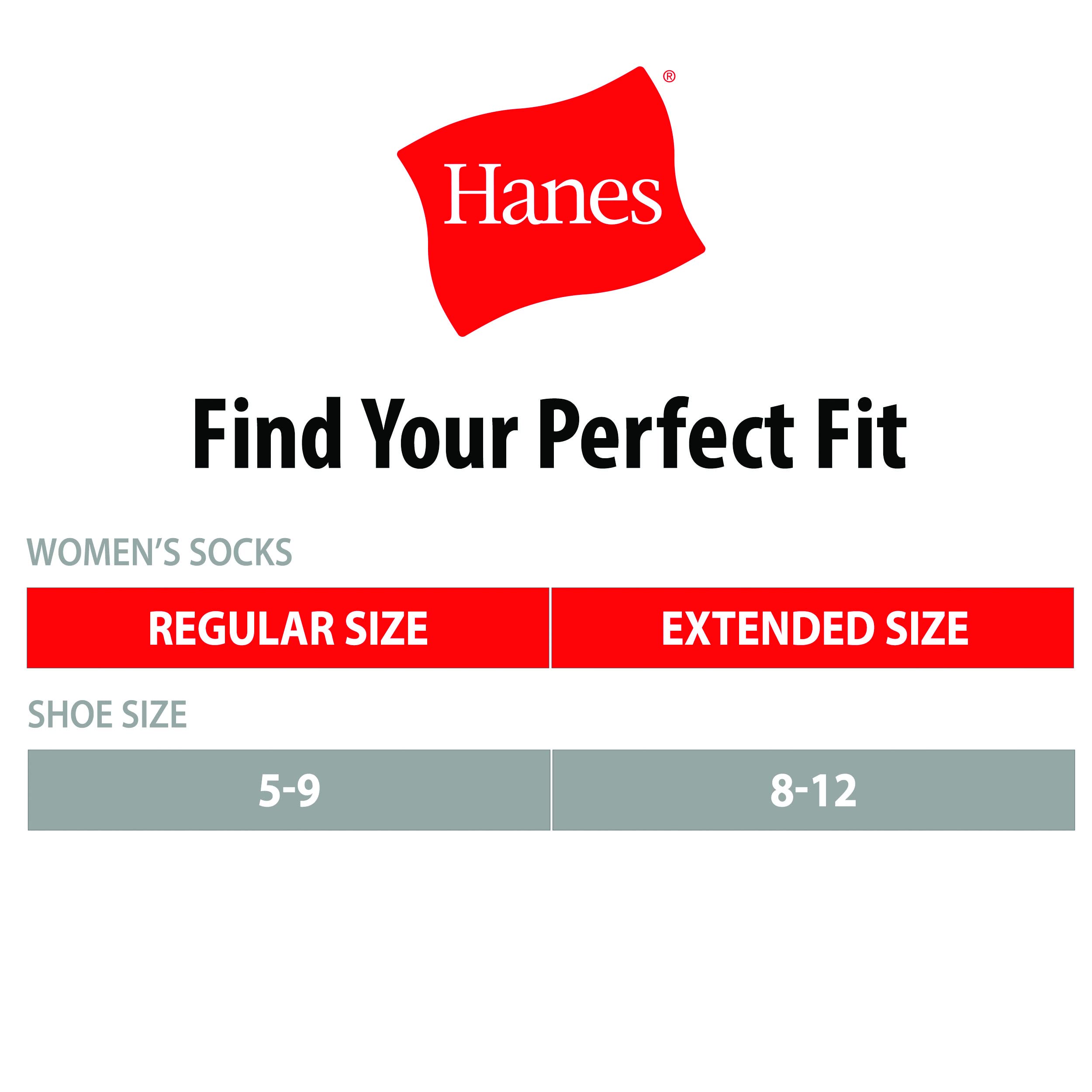 Hanes womens Performance Cool Compression Heel Shield 6 Pair Pack Casual Sock, Pink/Blue Design, 8 12 US
