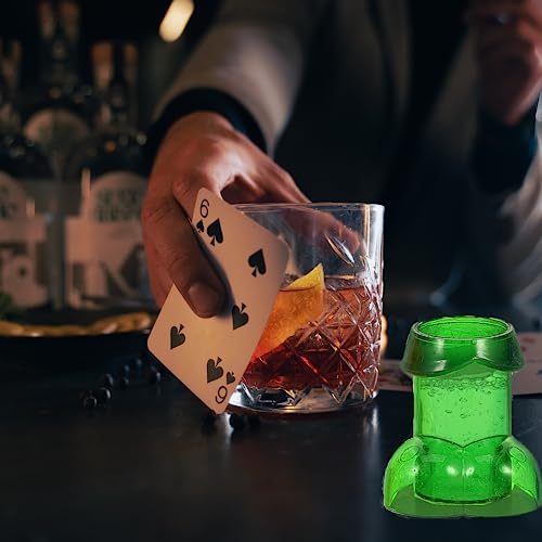 HOLIDYOYO 6Pcs Funny Wine Glass πππ§π’Ε‘ Shape Whiskey Glasses Champagne Glasses Wine Cup Novelty Drinking Cup Decoration for Bars Night Clubs