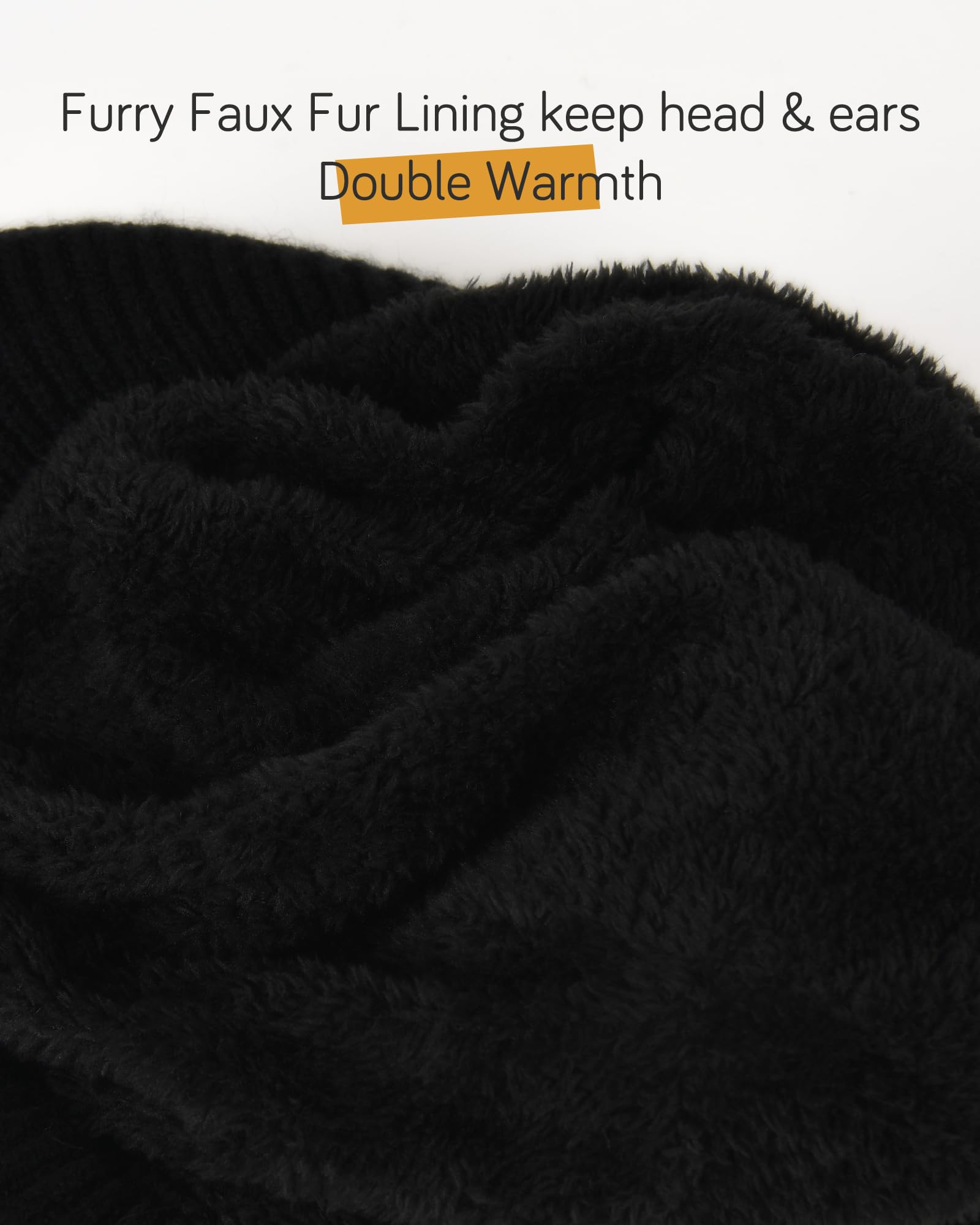 FURTALK Winter Knit Hats with Visor Brim Double Soft Lining for Women Warm Stylish Beanie Hats Slouchy Snow Caps