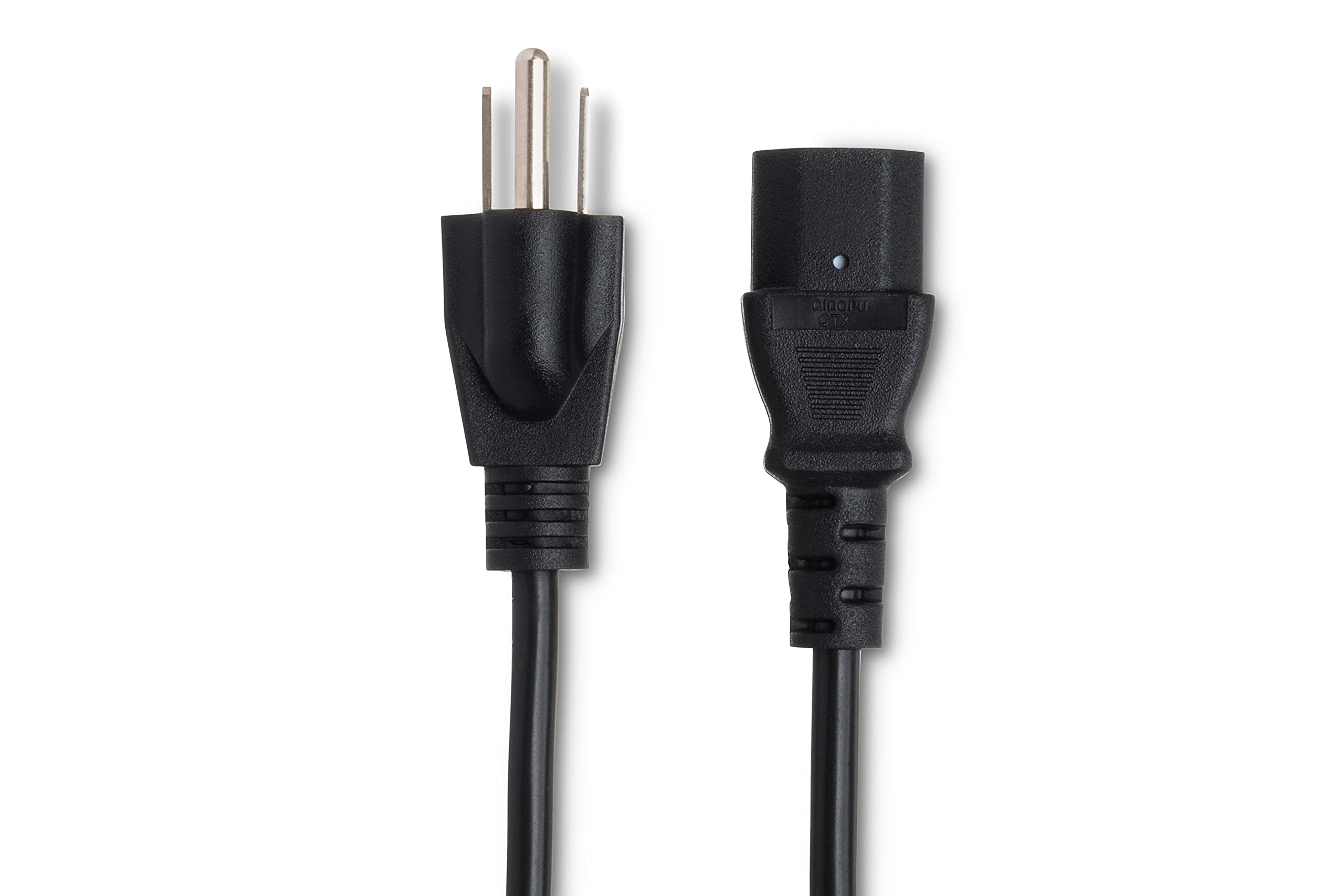 Hosa PWC-148 IEC C13 to NEMA 5-15P Power Cord, 8 Feet