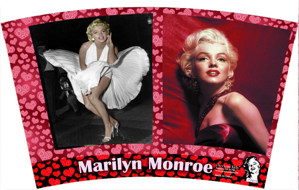 Marilyn Monroe Plastic Travel Coffee Mug