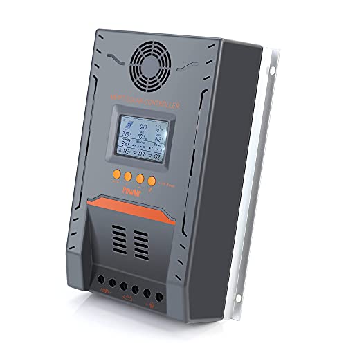 PowMr MPPT Solar Charge Controller 100 amp 12V 24V Auto, 100A Solar Controller Max Input 100V 2600W Solar Reulator, for Lithium/Sealed/Gel/Flooded Battery Charging and Discharging