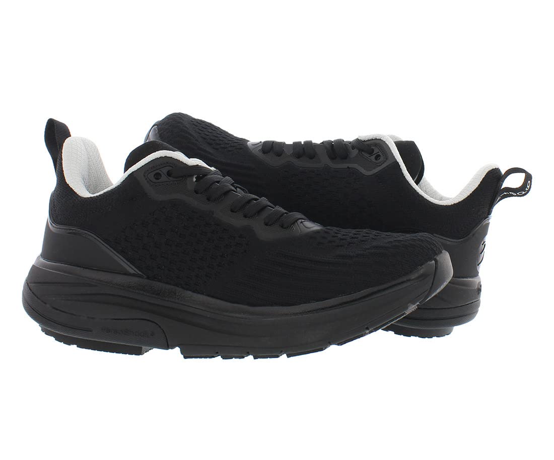 Gravity Defyer Men's GDEFY HybridEx Running Shoes 11.5 M US - Hybrid VersoShock Performance Long Distance Running Shoes Black, Silver