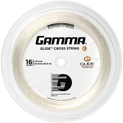 Gamma Sports Glide 16g Tennis String Mini Reel, 120'
