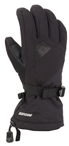Gordini Women's Women's Aquabloc Down Gauntlet Iv Waterproof Gloves, Black, Small
