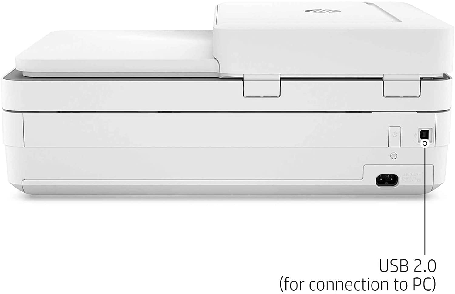 HP Envy 6458e All-in-One Wireless Color Inkjet Printer,Home Office,Print Scan Copy - 10 ppm,4800 x 1200 dpi,Auto 2-Sided Printing,35-Sheet ADF,Instant Ink Ready,Silmarils Printer Cable,White