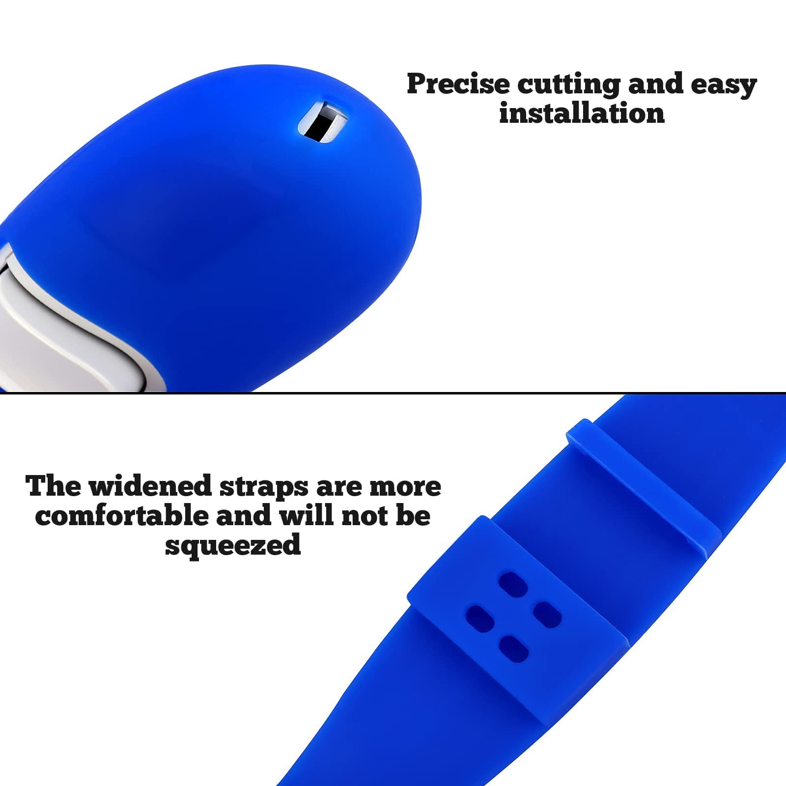 Kuways Design Silicone Touch Controller Grip Cover for Oculus Quest 2 Accessories, Anti-Throw Protector with Adjustable Knuckle Straps, Full Cover Handle Sleeve