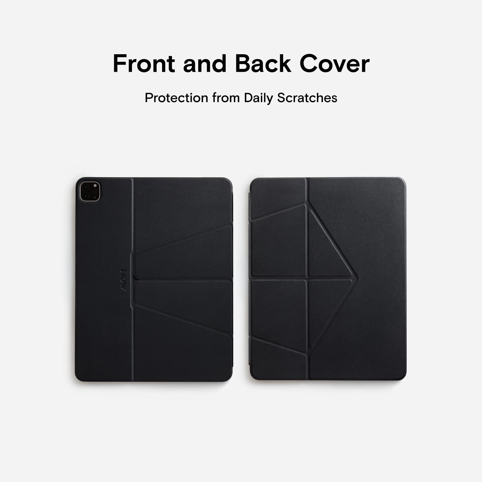 MOFT Vegan Leather Folio, Eye-Level Stand with Multiple Viewing Angles, Magnetic Cover with Auto Wake/Sleep (for iPad Pro 12.9" 2022/2021/2020)