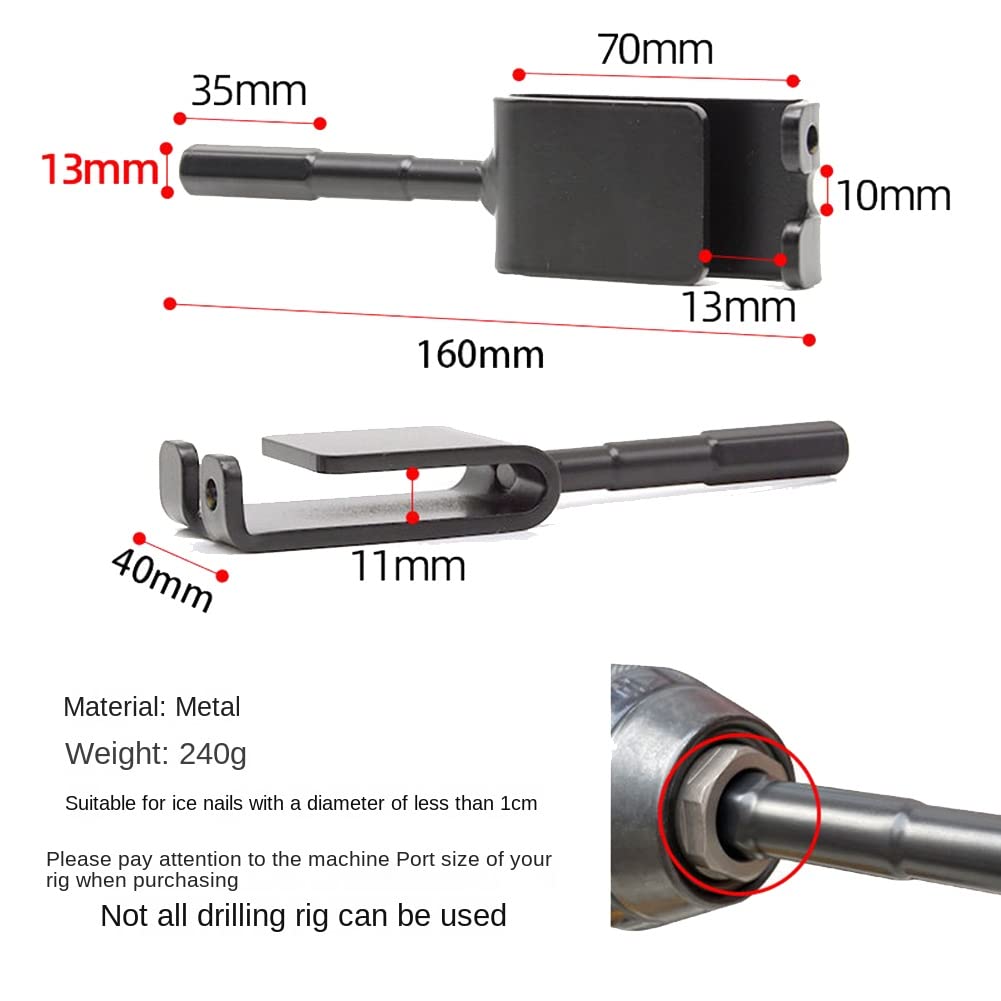 MAKIVI Ice Fishing Shelter Anchor Tool Ice Shelter Tent Fixer Accessory Tools for Ice Insert Sewing