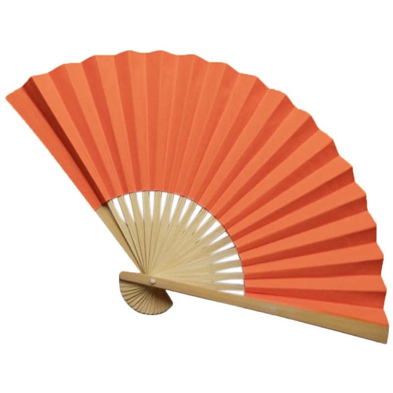 LYNGBY Decorative Folding Fans Pattern Chinese Style Hand Held Fan Bamboo Paper Folding Fan Handheld Wedding Hand Fan Cool Bamboo Flower Personalized (Color : White,Transparent,Brown)