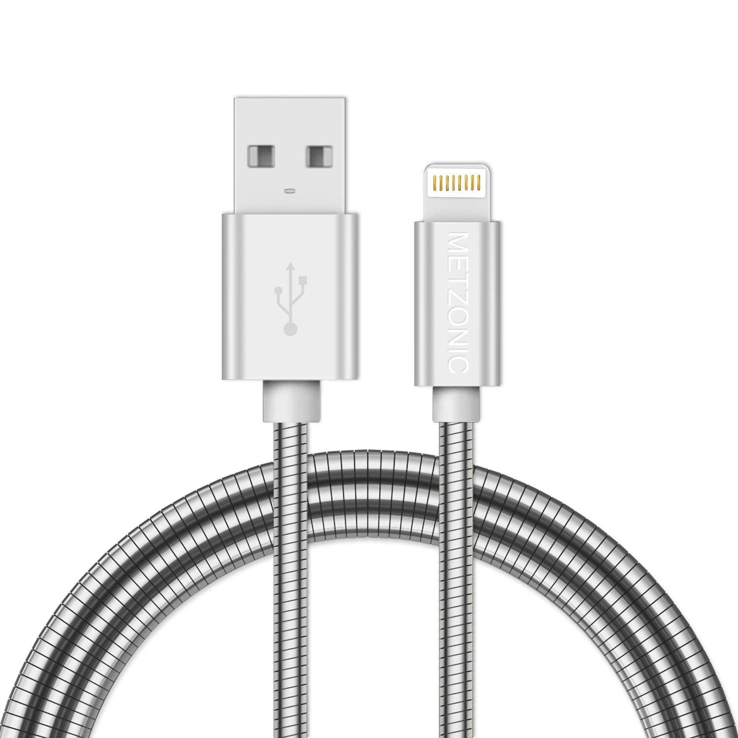 METZONIC Metal Charger Cable Braided USB