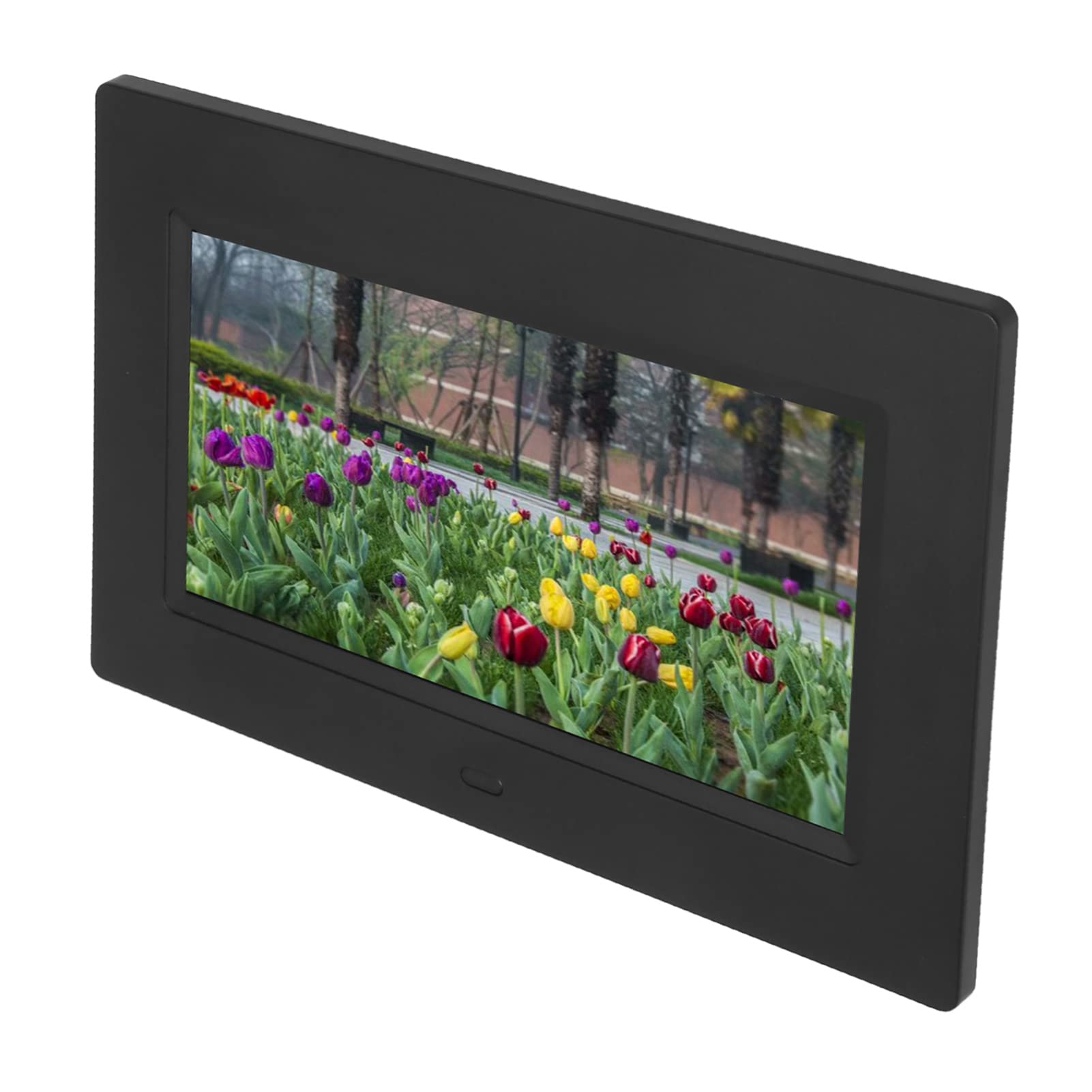 HD Digital Photo Frame, Slideshow 7 Inch IPS Screen Support USB 100β240V Electronic Album with Remote Control for Wedding Party (UK Plug)