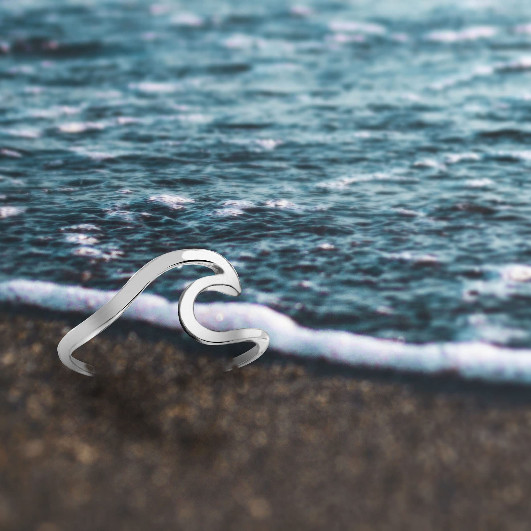 Honolulu Jewelry Company Sterling Silver Wave Ring (6)